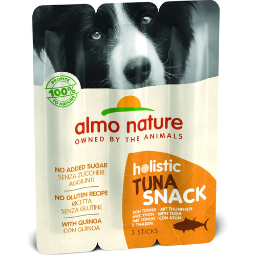 OUTLET ALMO NATURE Holistic Poslastica za pse s tunjevinom, 3x10g