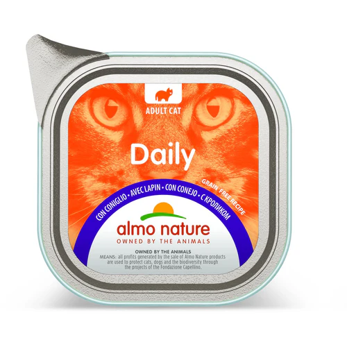 ALMO NATURE Daily Pašteta za mačke s zečetinom, 100g