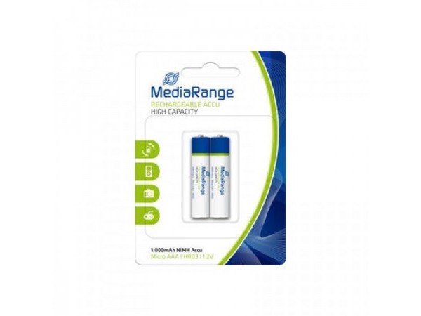 MediaRange AAA 1000mAh rechargeable