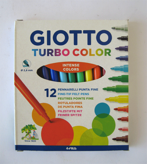 Flomasteri 12/1 giotto turbo color