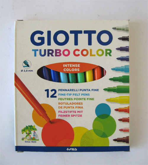 FLOMASTERI GIOTTO 12/1 TURBOCOLOR