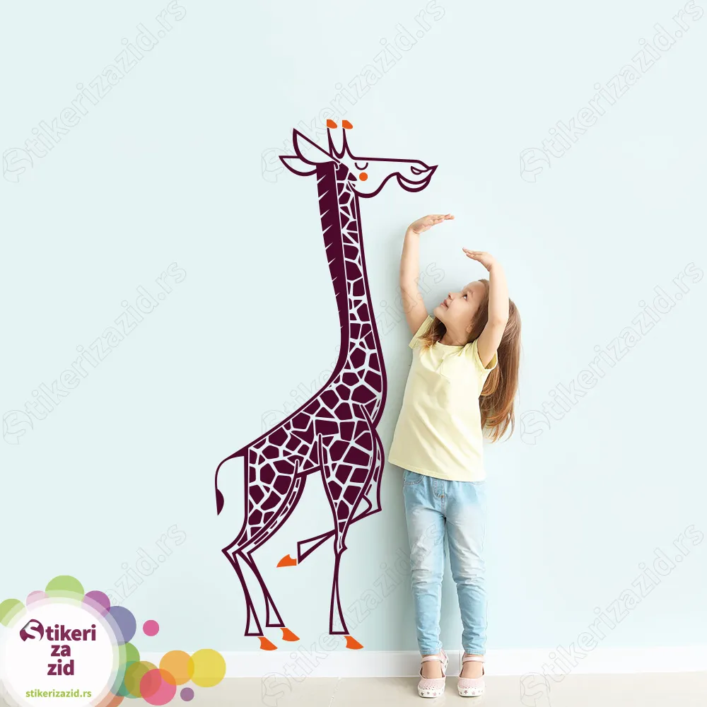 Žirafa dve boje