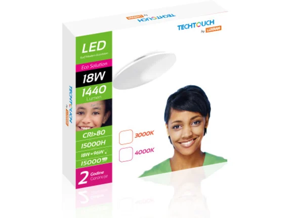 Techtouch Led plafornjera Ev 18W/840 1440lm