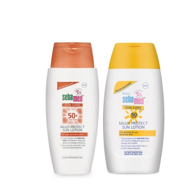 SEBAMED SUN BABY LOSION SPF50+ 200 ML + SEBAMED SUN LOSION SPF50 150 ML PROMO PAKOVANJE