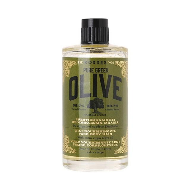 KORRES PURE GREEK OLIVE 3U1 HRANLJIVO ULJE ZA LICE, TELO I KOSU 100ML