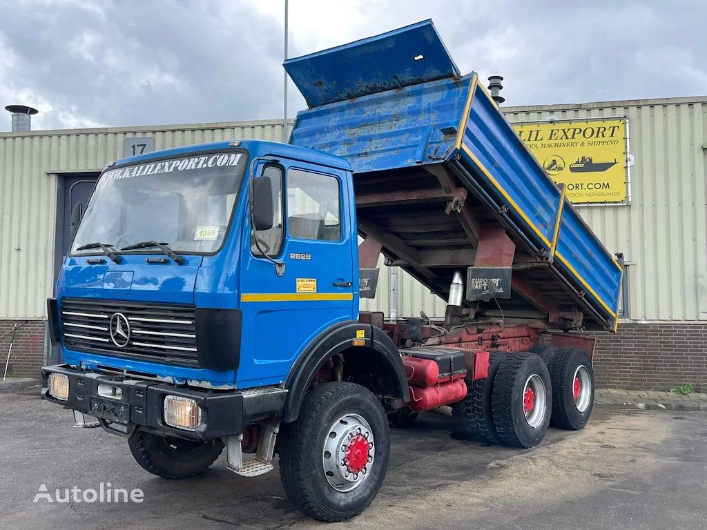 Mercedes-Benz SK 2628 Kipper 6x6 V8 Big Axle's Auxilery ZF Top Condition kiper