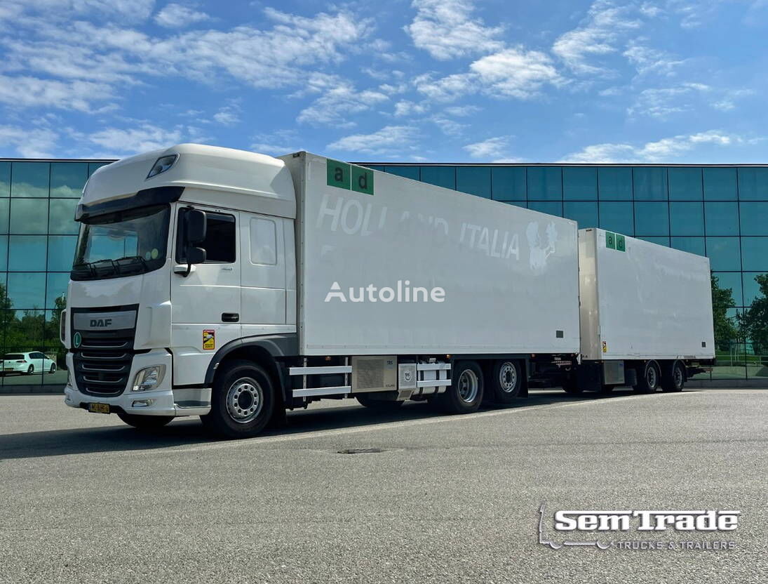 DAF XF 460 kamion hladnjača + prikolica hladnjača