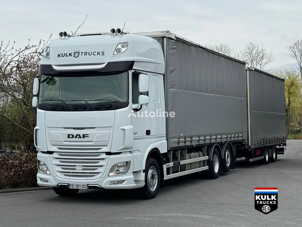 DAF XF 480 FAN RETARDER STANDKLIM kamion sa klizna zavesa cerada