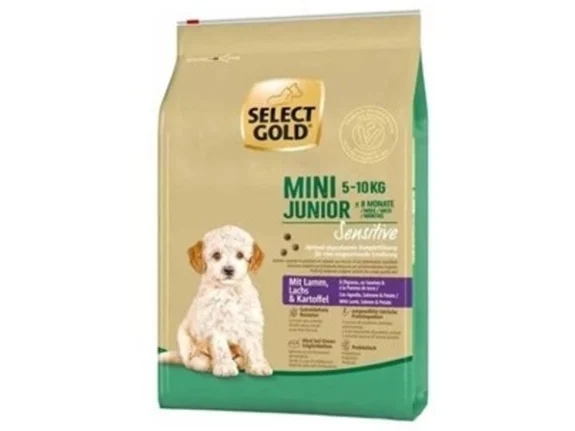 Select Gold Sensitive Mini Junior Jagnjetina/Losos/Krompir 1kg