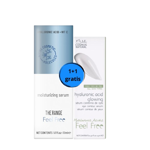 FEEL FREE - COSMOS SERUM MOISTURIZING 30ml + GRATIS EYE CONTOUR SERUM 15ml