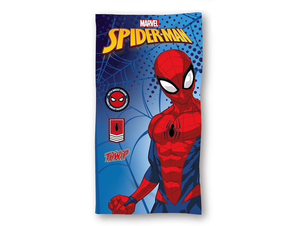 Baloo Dečiji Pamučni Peškir za plažu 70x140 cm Spiderman model 2