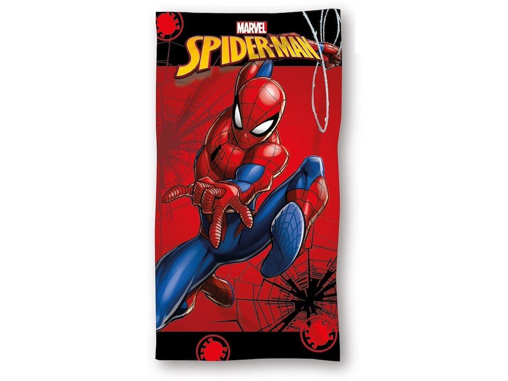 Baloo Dečiji Pamučni Peškir za plažu 70x140 cm Spiderman model 1