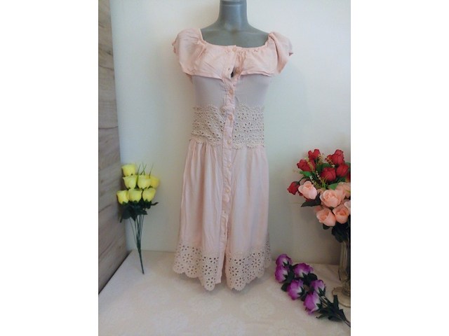 NY boutique roze haljina M/L