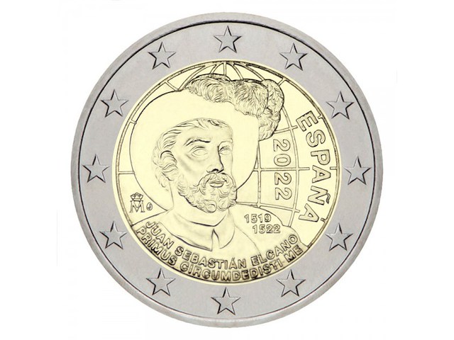 Spanija 2 euro 2022 UNC El Cano