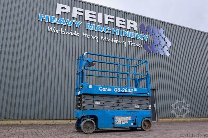 Podizanje makaza
Genie GS2632 Electric, Working Height 10m, 227kg Capacit