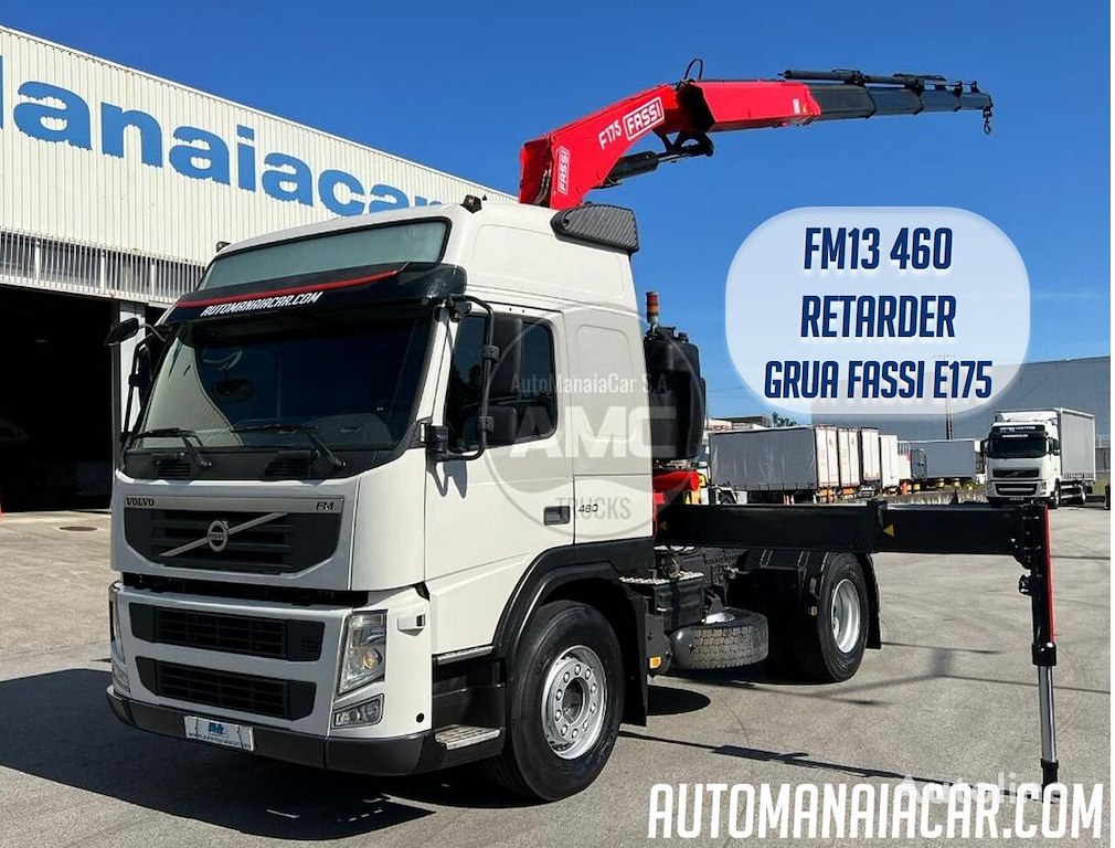 Volvo FM13 460 4X2 RETARDER COM GRUA FASSI tegljač