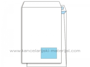 Koverta A4 sa DESNIM PROZOROM dole 229x324mm 80g