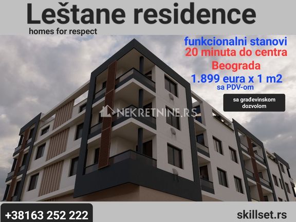 Leštane residence de lux zgrada u centru u izgradnji ! Premijerna prodaja svih strukura lux stanova