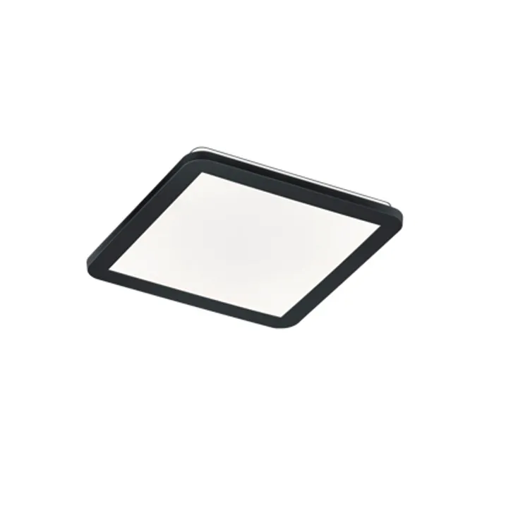 LED Panel Kvadratni Crni 30 cm Uklj. LED 3-Stepeno Prigušivanje - Lope