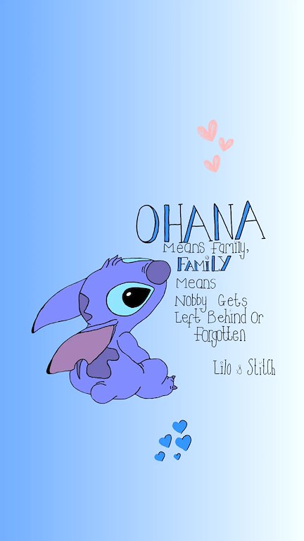 Ohana means family