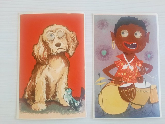 Smešne razglednice Pas i Crnac