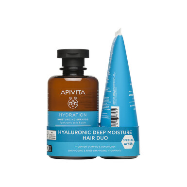 Apivita Šampon za hidrataciju, 250 ml + Regenerator, 150 ml PROMO