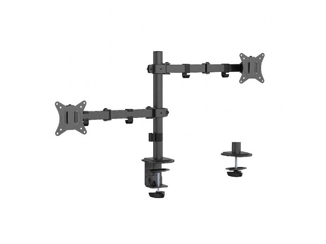 MA-D2-03 * Gembird Podesivi dupli stoni drzac za monitor, tilt, 17-32 max.2x9kg (1849)