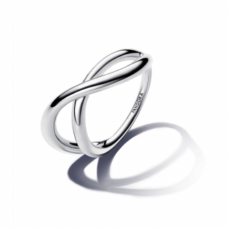 Prsten organskog oblika sa simbolom beskonačnosti