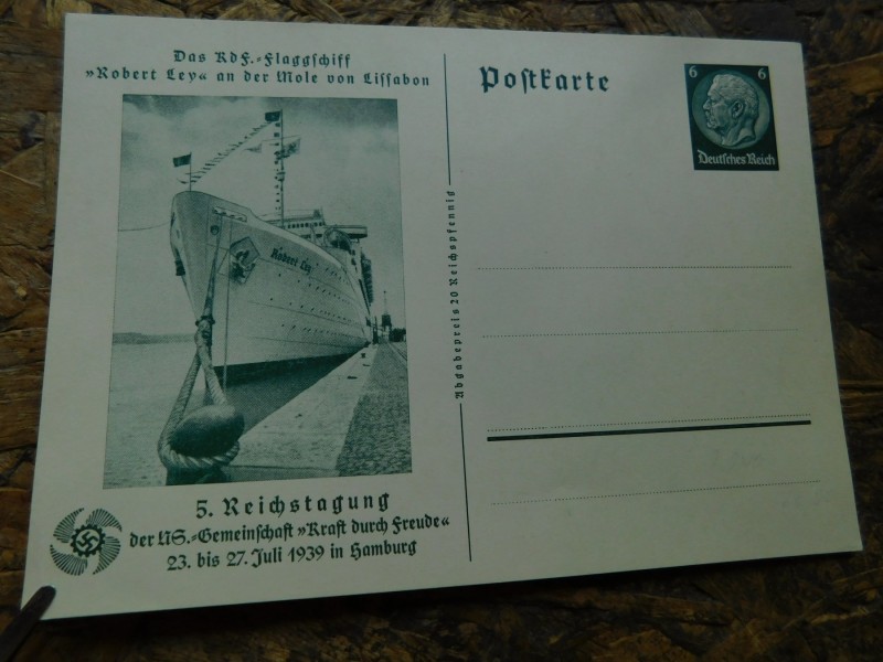 ** DEUTSCHES REICH POSTKARTE 1939 **