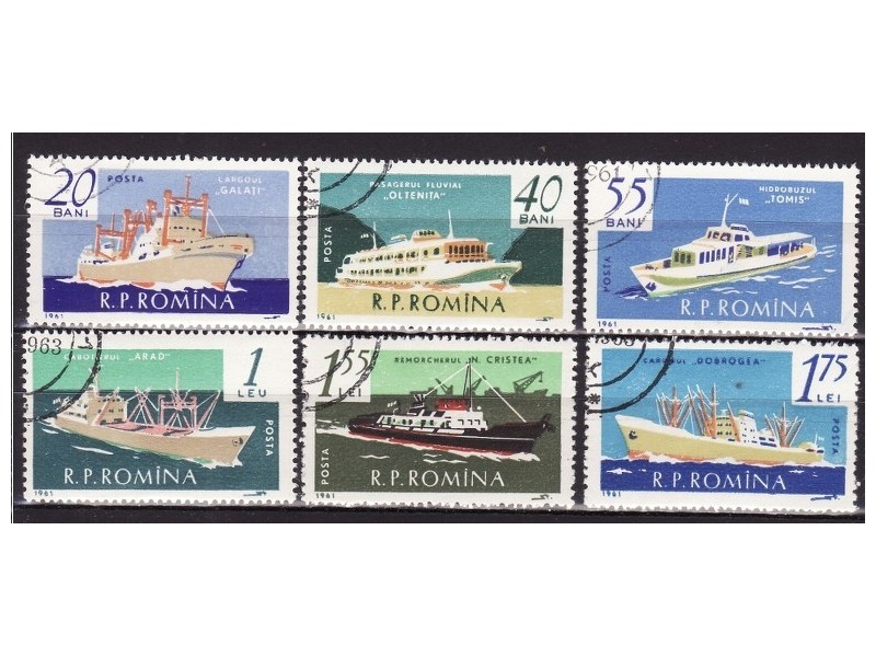 Rumunija - brodovi 1961.