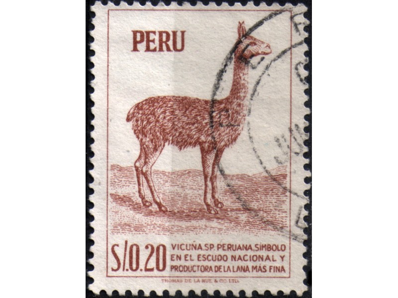 kt620r 1952 Peru Mi521(-o-)1/16