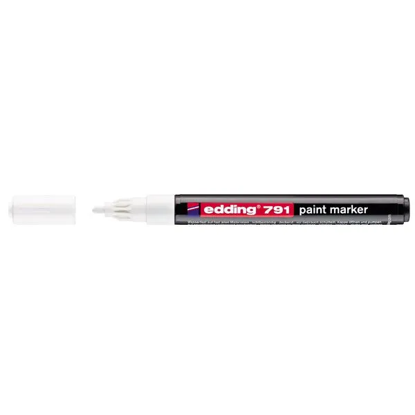 Paint marker E-791 1-2mm bela (12PM791A)