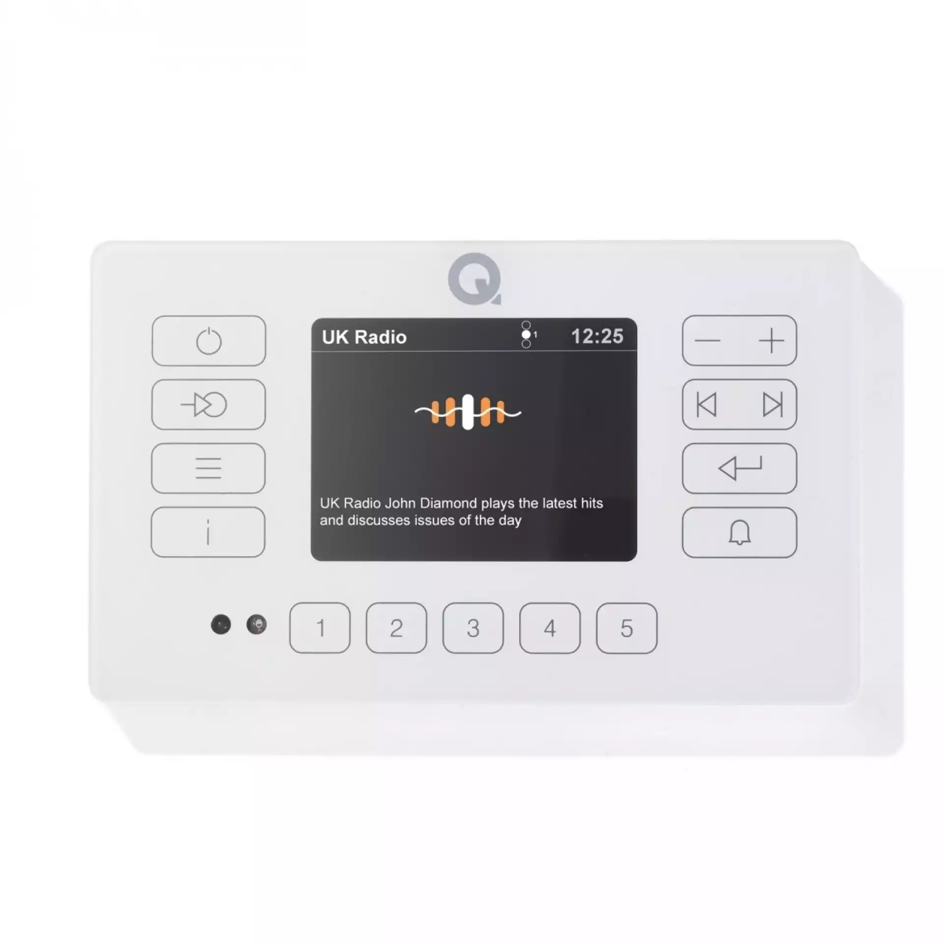 Q E120 E120 Bluetooth and DAB/FM Radio Music System WHITE Integrisano Pojačalo sa Bluetooth-om