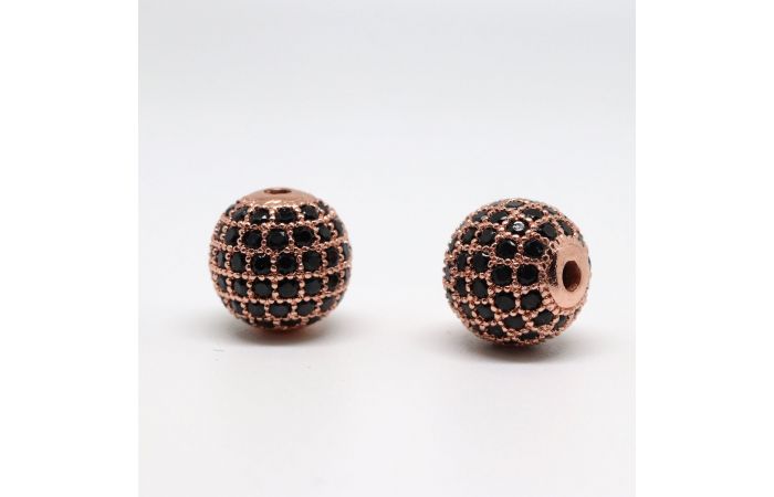 Perla 10 mm pozlata+CZ Rose Gold ( 331076 )