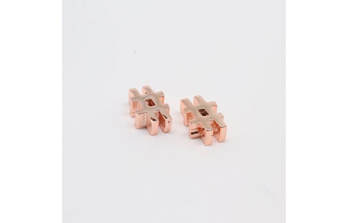 Perla # Rose Gold 8x6 mm ( 331066 )