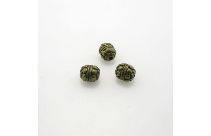Metalna perla 8 x 6.5 mm- boja antik bronza ( R150AM )
