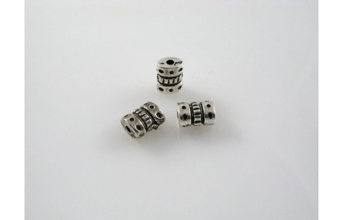 Metalna perla u boji anrtik srebra ( MKOK-R125AS )