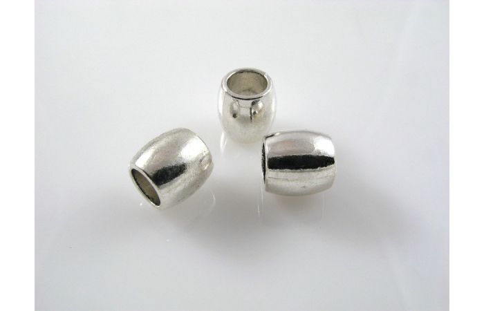 Metalna perla u boji anrtik srebra ( MKOK-R120AS )