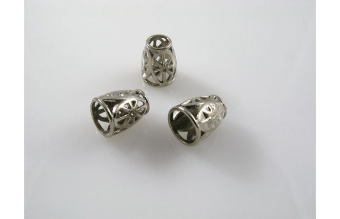 Metalna perla u boji anrtik srebra ( MKOK-R127AS )