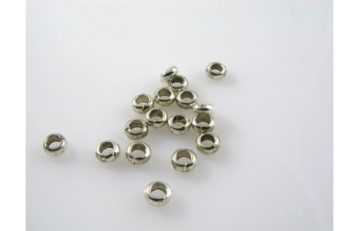 Metalna perla u boji anrtik srebra ( MKOK-R122AS )