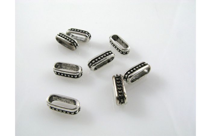 Metalna perla u boji anrtik srebra ( MKOK-R118AS )