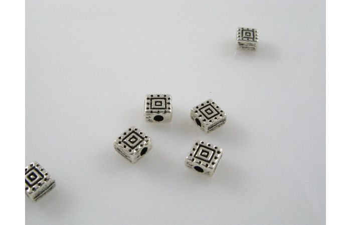 Metalna perla u boji anrtik srebra ( MKOK-R115AS )