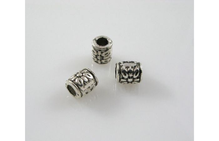 Metalna perla u boji anrtik srebra ( MKOK-R105AS )