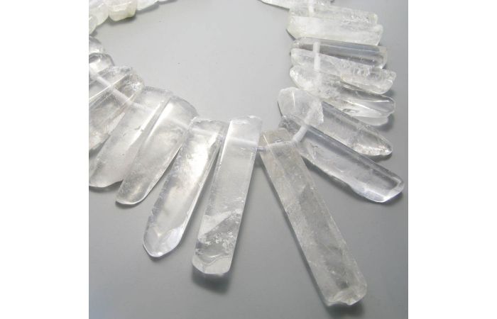 Prirodni poludragi kamen Gorski kristal pločice od 25-50 x 10 x 6 mm ( KPGKPLOC )