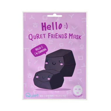 Sheet maska za lice QURET Friends aktivni ugalj