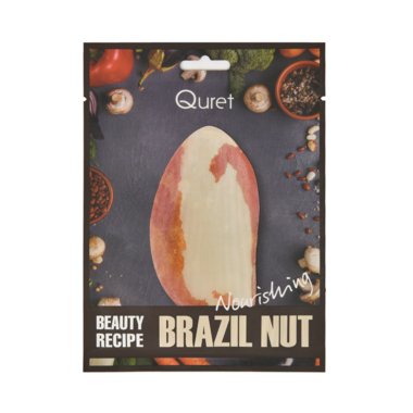 Sheet maska za lice QURET Beauty Recipe brazilski orah