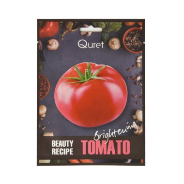 Sheet maska lice QURET Beauty Recipe paradajz