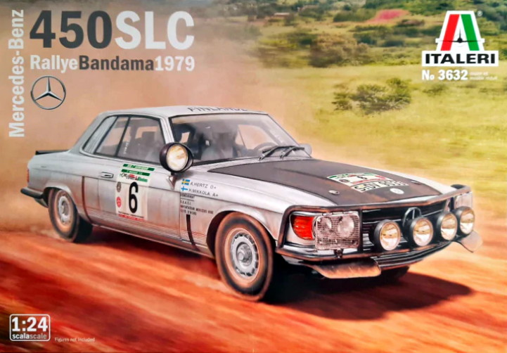 ITALERI 1/24 Mercedes-Benz 450 SLC Rallye Bandama 1979