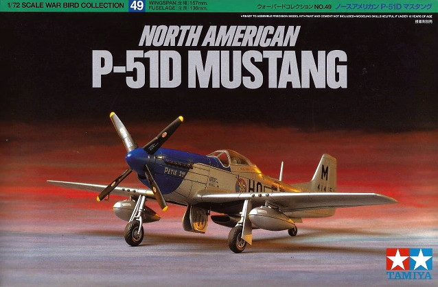 TAMIYA 1/72 North American P-51D Mustang