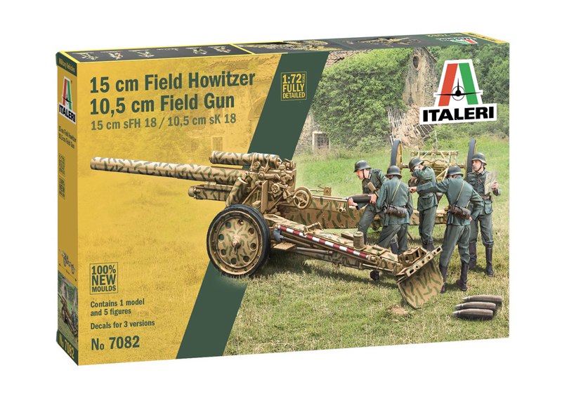 ITALERI 1/72 15 cm Field Howitzer / 10,5 cm Field Gun